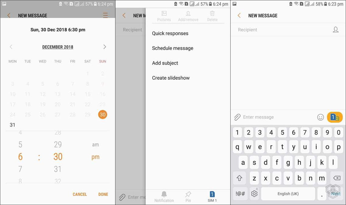 How to schedule messages on Android and iOS - TechEngage