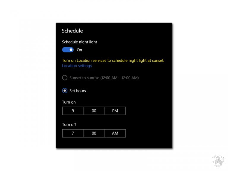 How to enable Night Light in Windows 10 - TechEngage