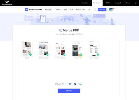 Wondershare HiPDF - The ultimate online PDF tool for all your needs