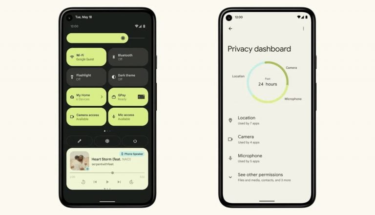 Android 12: Redesigned UI, widgets with a few privacy updates