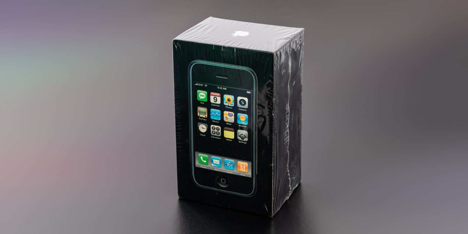 A box packed OG iPhone is set to auction for $50,000 - TechEngage